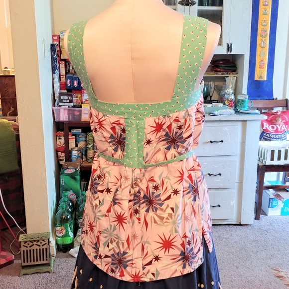 Tops | Vintage Summer Top Homemade Split Side Tie Back | Poshmark